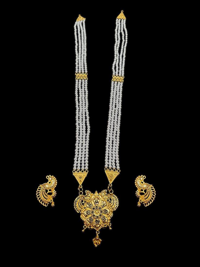 Pearl Designer Peacock Sitahar – My Golden Wish